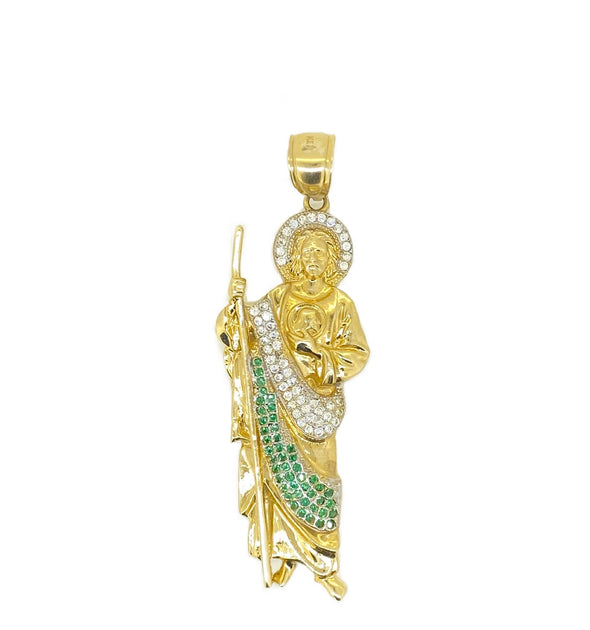 14K St Jude San Judas Pendant – Blanca's Jewelry