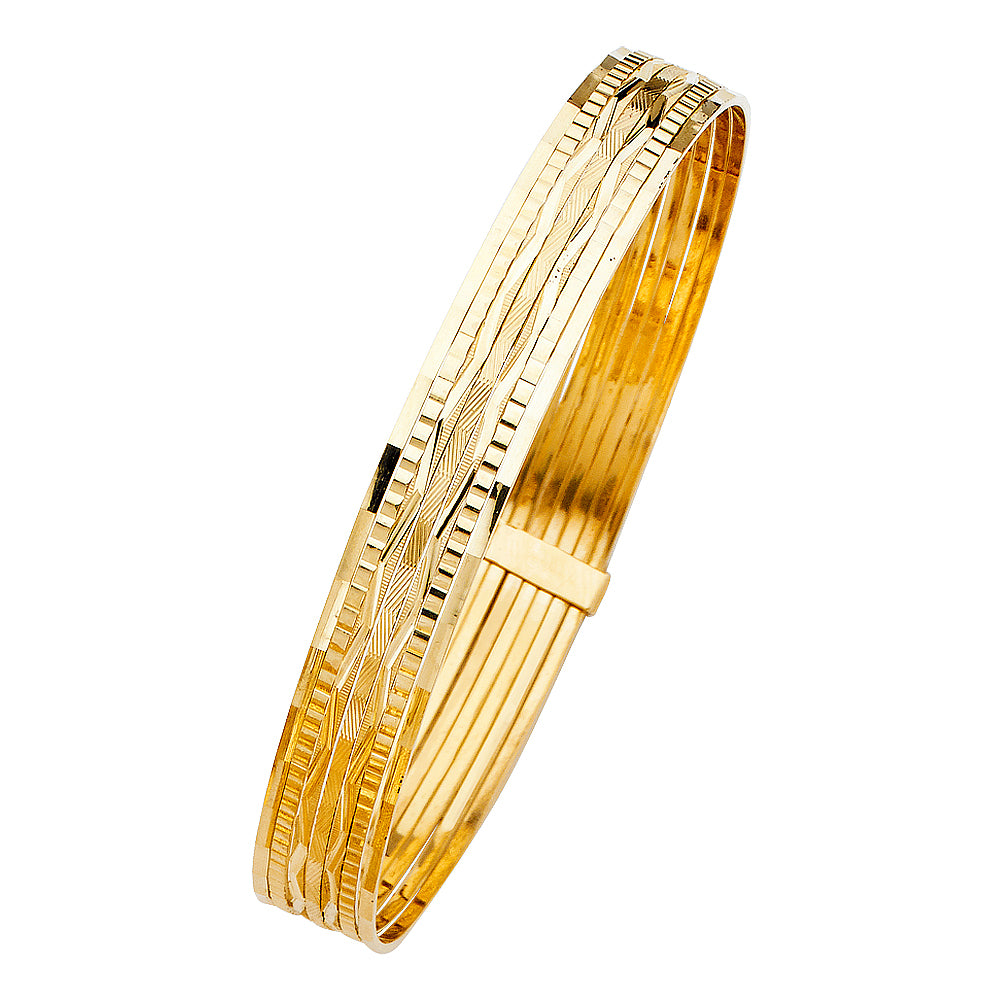 14K SEMANARIO 7DAYS BANGLE – Blanca's Jewelry