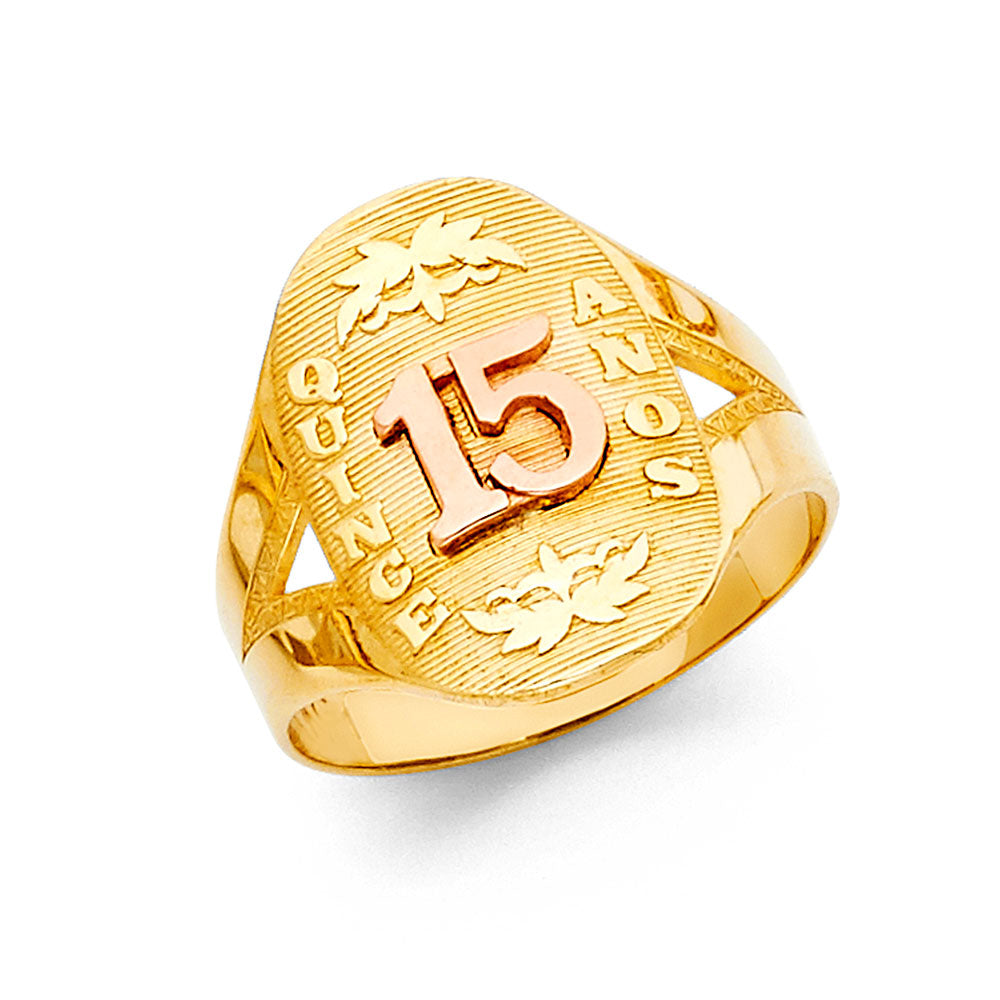 14K 15YEARS RING – Blanca's Jewelry