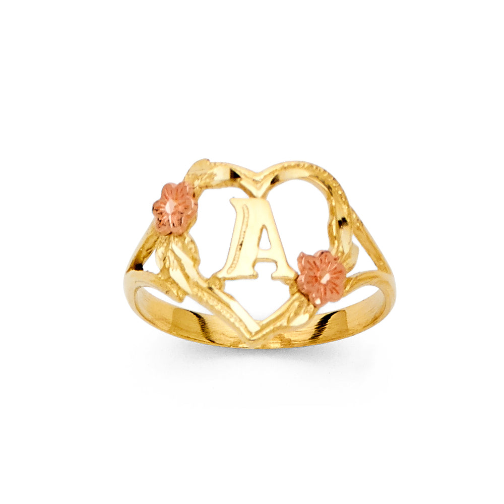 14K INITIAL RING – Blanca's Jewelry